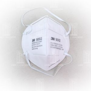 3M,หน้ากากป้องกันฝุ่นแบบสายคาดศีรษะ,รุ่น 9002A P1